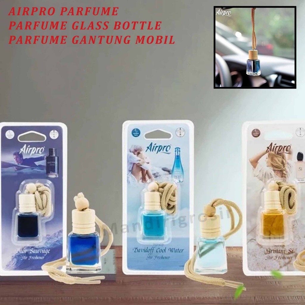 Jual Parfume Glass Bottle * Airpro Parfume * Parfume Mobil * 10ml ...