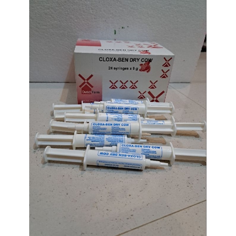 Jual Manmin Kering / Obat Masa Kering Sapi / Cloxa-Ben Dry Cow | Shopee ...