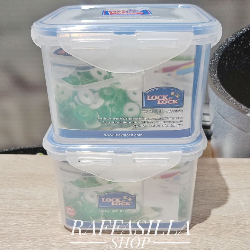 Jual LocknLock Kotak Makan Square tall Lock & Lock Food Container 860ml ...