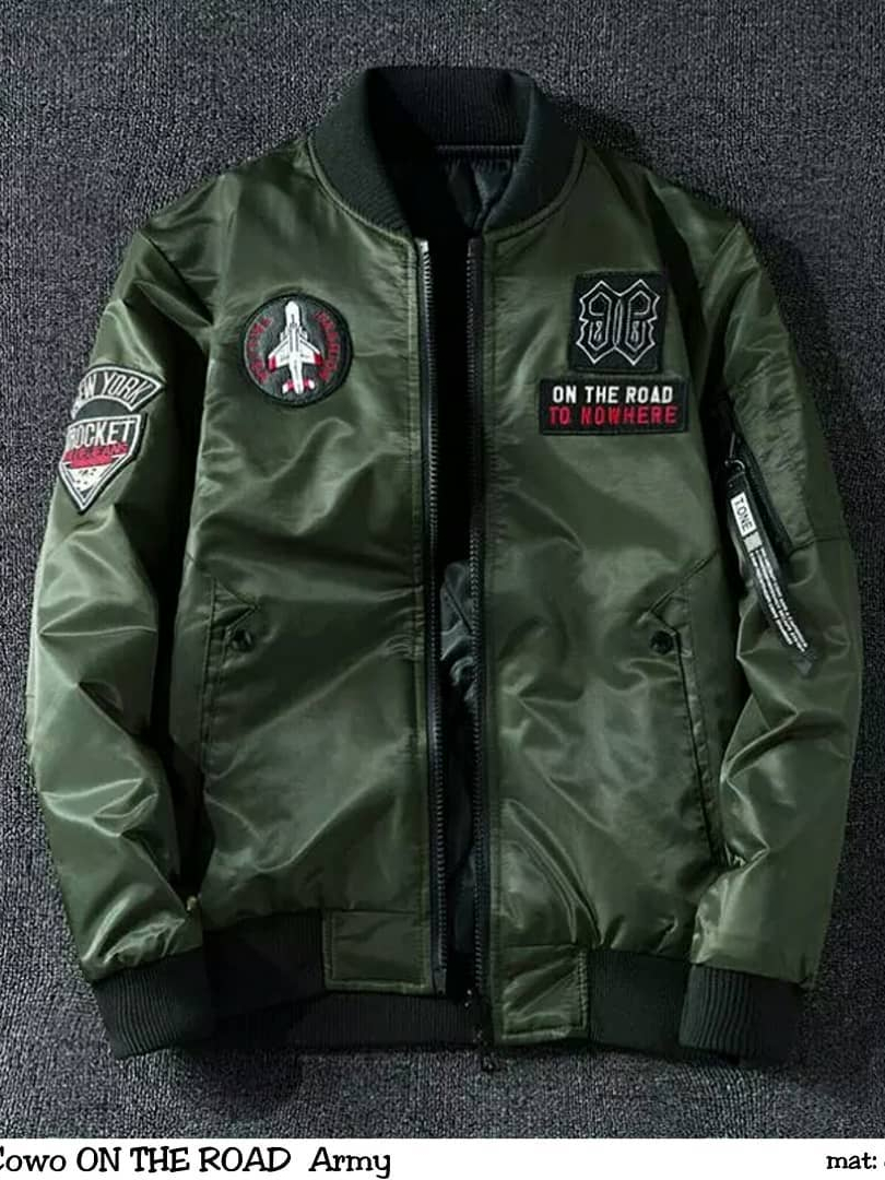 Jual ONTHEROUD BOMBER || JAKET Bomber Pria Masa Kini II Jaket Pilot ...