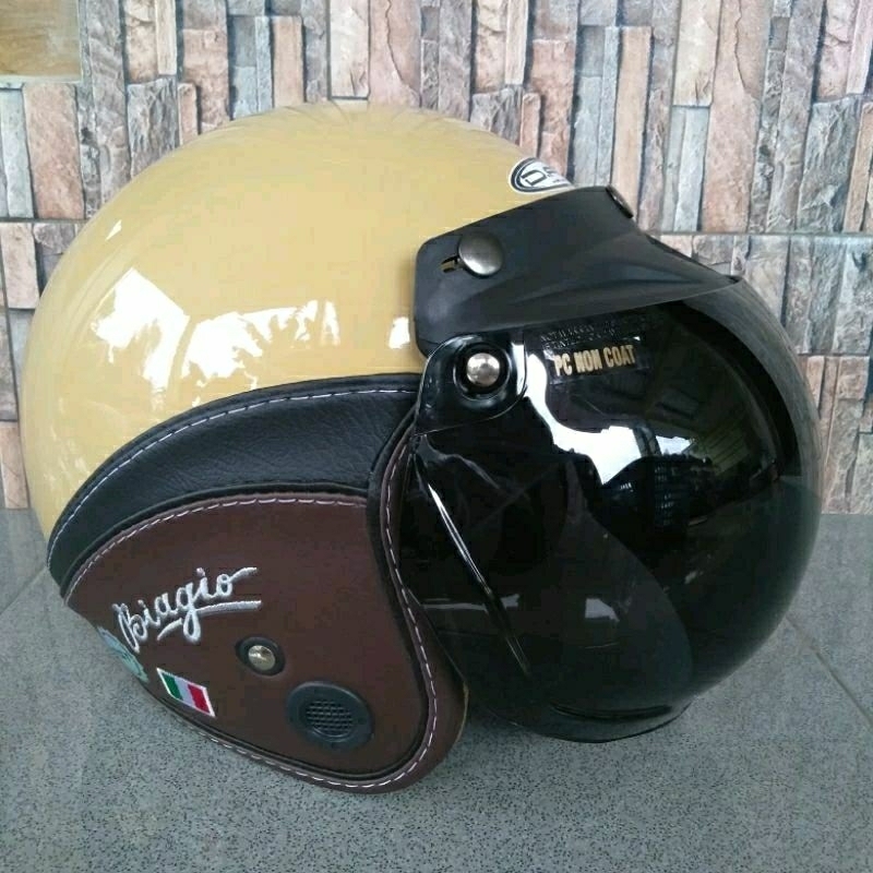 Jual Kaca Helm Retro Bogo Cembung || Kaca Helm Bogo Buble || Kaca bogo ...