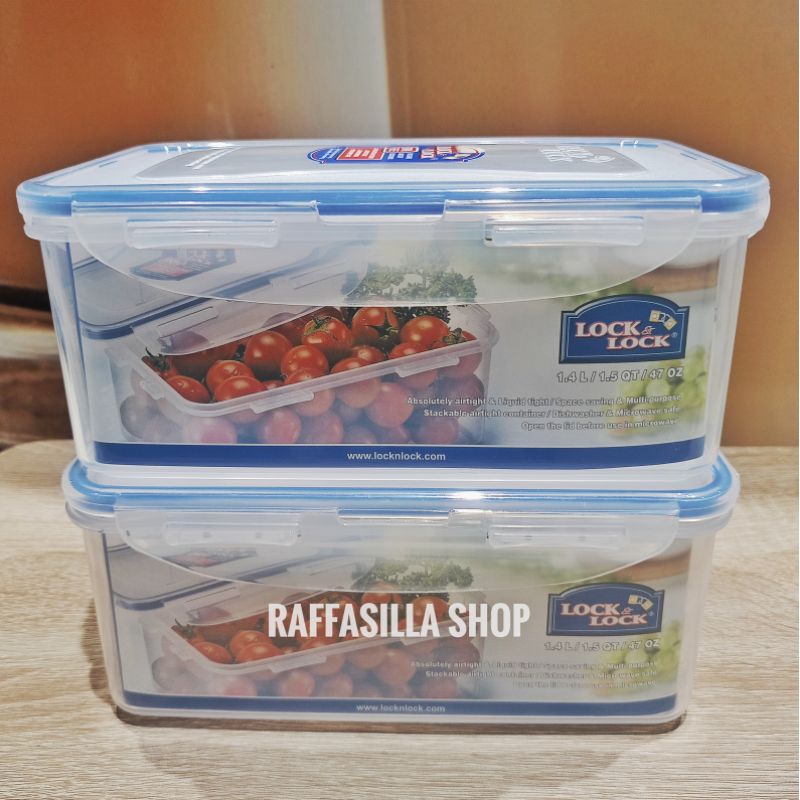 Jual LocknLock Rectangular 1.4Liter Lock&Lock Food Container Tempat ...