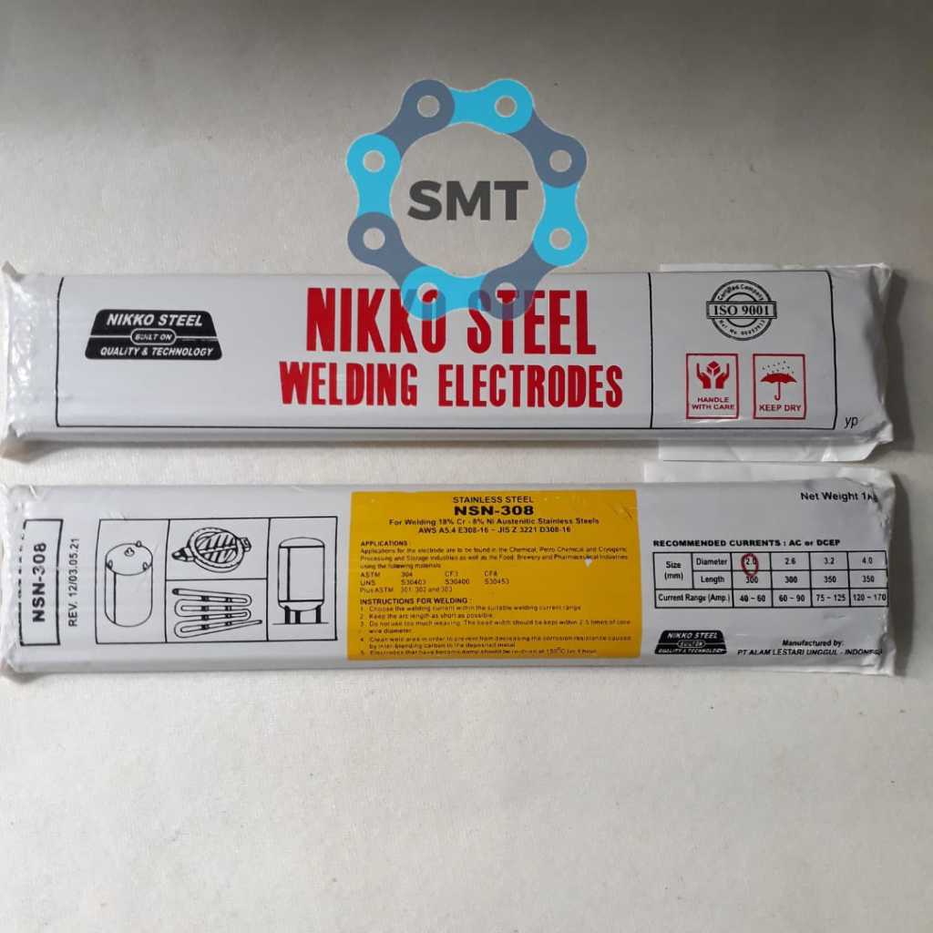 Jual Kawat las Nikko Steel Stainless Steel NSN308 NSN 308 2.0 mili 2 ...