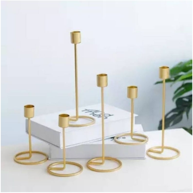 Jual tempat lilin hiasan meja makan lubang satu | Shopee Indonesia