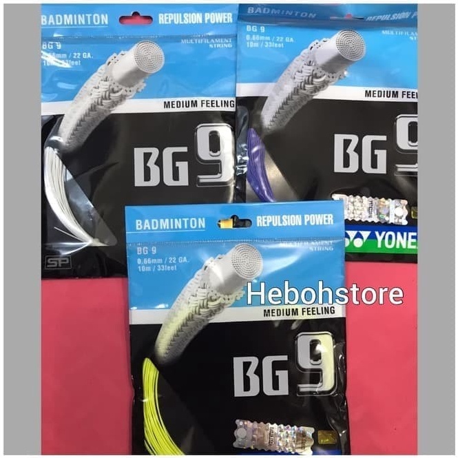 Jual L@@ri3 SENAR RAKET BADMINTON YONEX BG 9 ORIGINAL Murah_Meriah ...