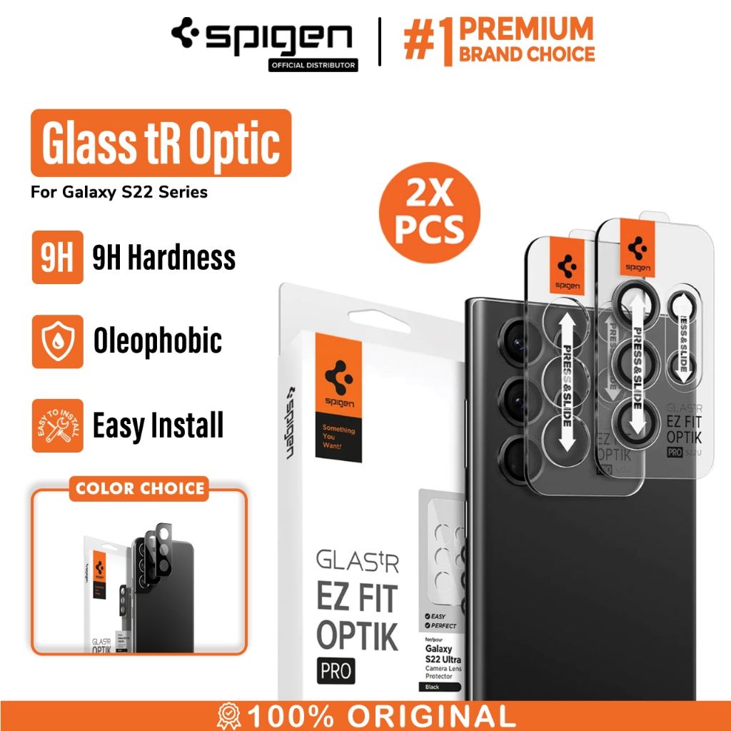 Jual Camera Lens Samsung Galaxy S22 Ultra Plus Spigen Glass tR Optic ...