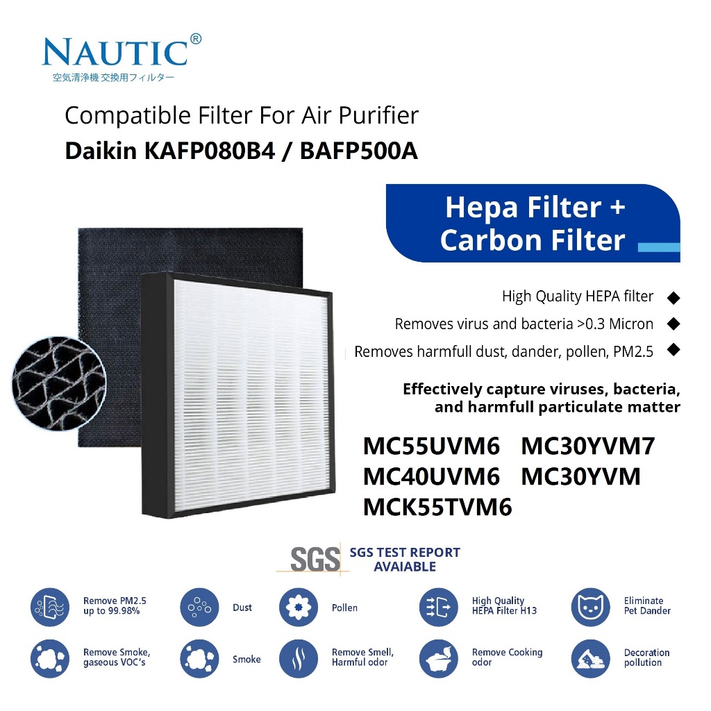 Jual Filter Daikin Air Purifier Daikin MC55UVM6 MC40UVM6 MCK55TVM6 ...