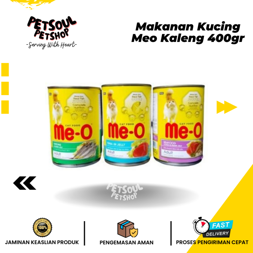 Jual Makanan Kucing Meo Kaleng 400gr Meo Wet Catfood Kaleng | Shopee ...