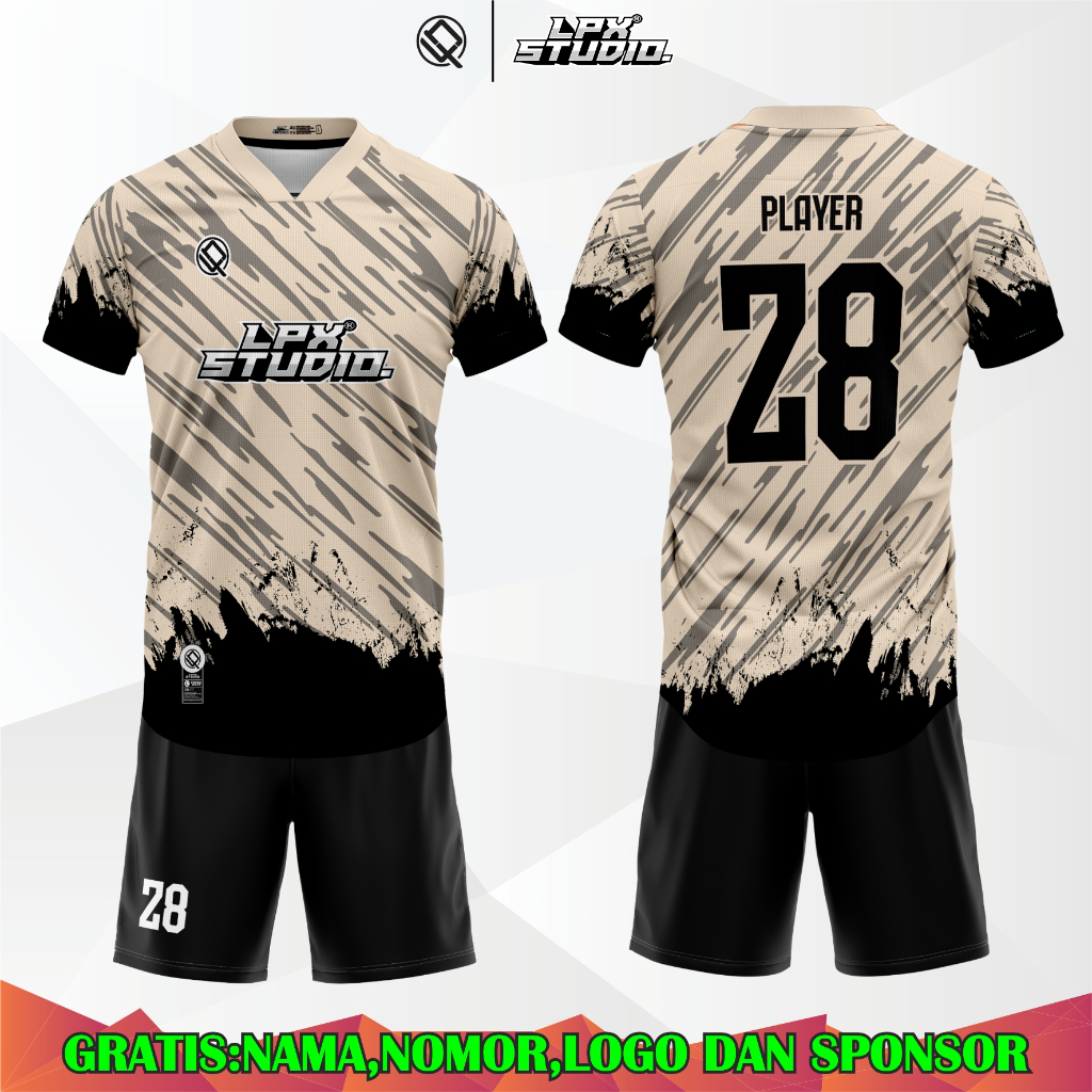 Jual Jersey Futsal / Sepak Bola Printing Bebas Custom Design Free Name ...