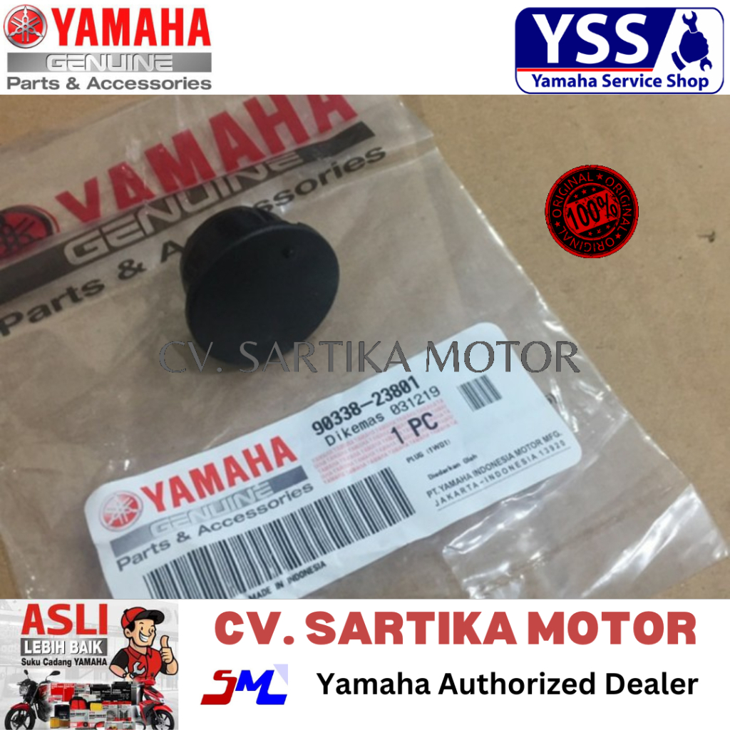 Jual PLUG KARET TUTUP BAUT RANGKA R25 MT25 ORIGINAL 90338-23801 ...