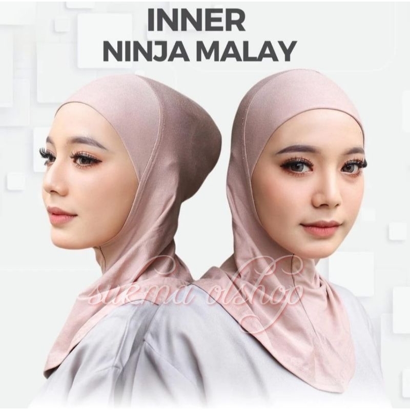 Jual Inner Ninja Malay/Inner Basic Malay Bahan Kaos Rayon | Shopee ...