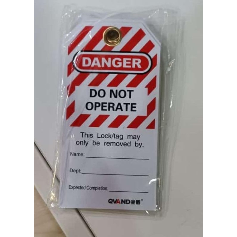 Jual Lockout Tag out Loto tag danger | Shopee Indonesia