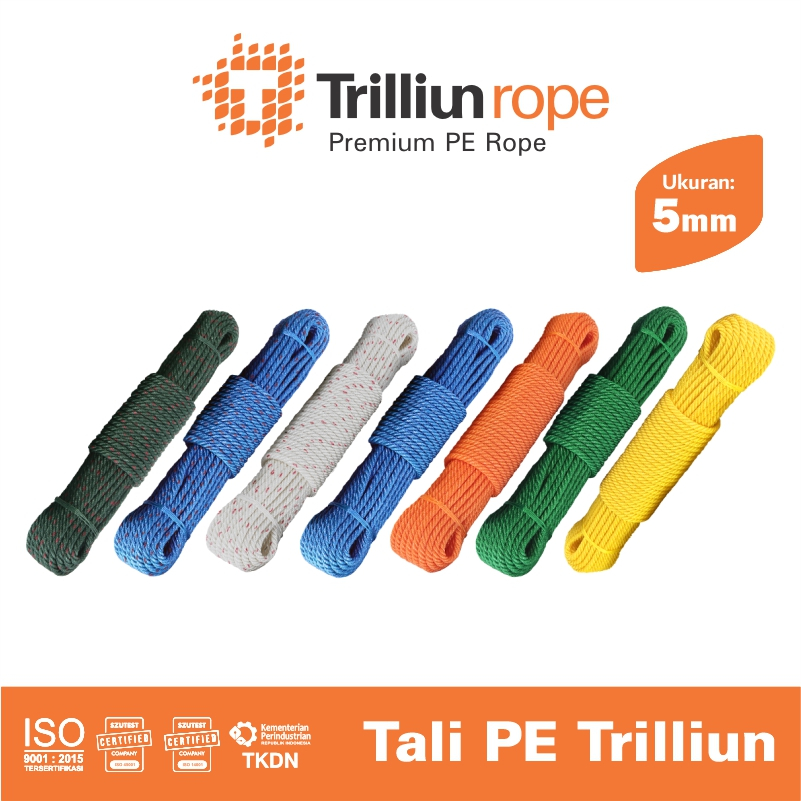 Jual Tali PE Trilliun 5 mm - 30 Meter | Shopee Indonesia