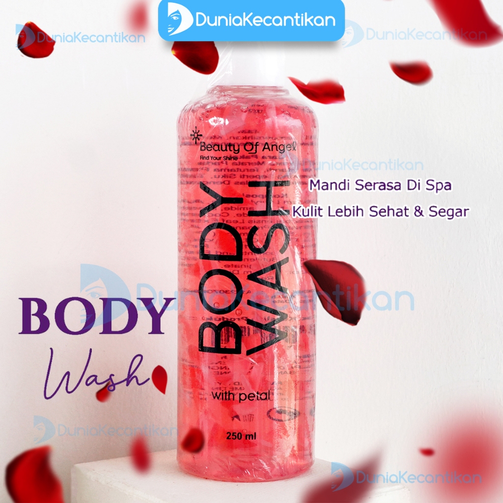 Jual Beauty Of Angel Body Wash With Petal Sabun Mandi Cair 10% ...