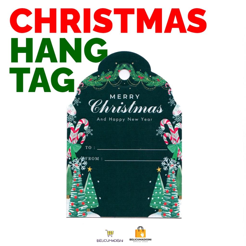 Jual Hangtag Natal Merry Christmas | Hangtag Murah Kartu Ucapan Parcel ...
