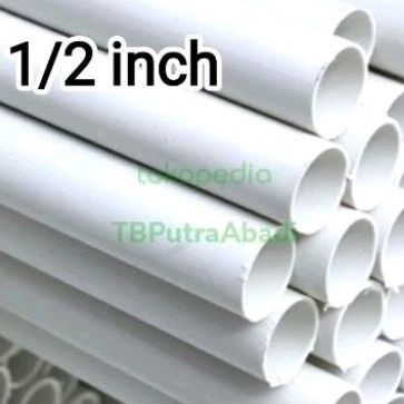 Jual Pipa Paralon 1/2 inch AW Putih Eceran Pralon Pipa Air 1/2" Meteran 1 Meter | Shopee Indonesia