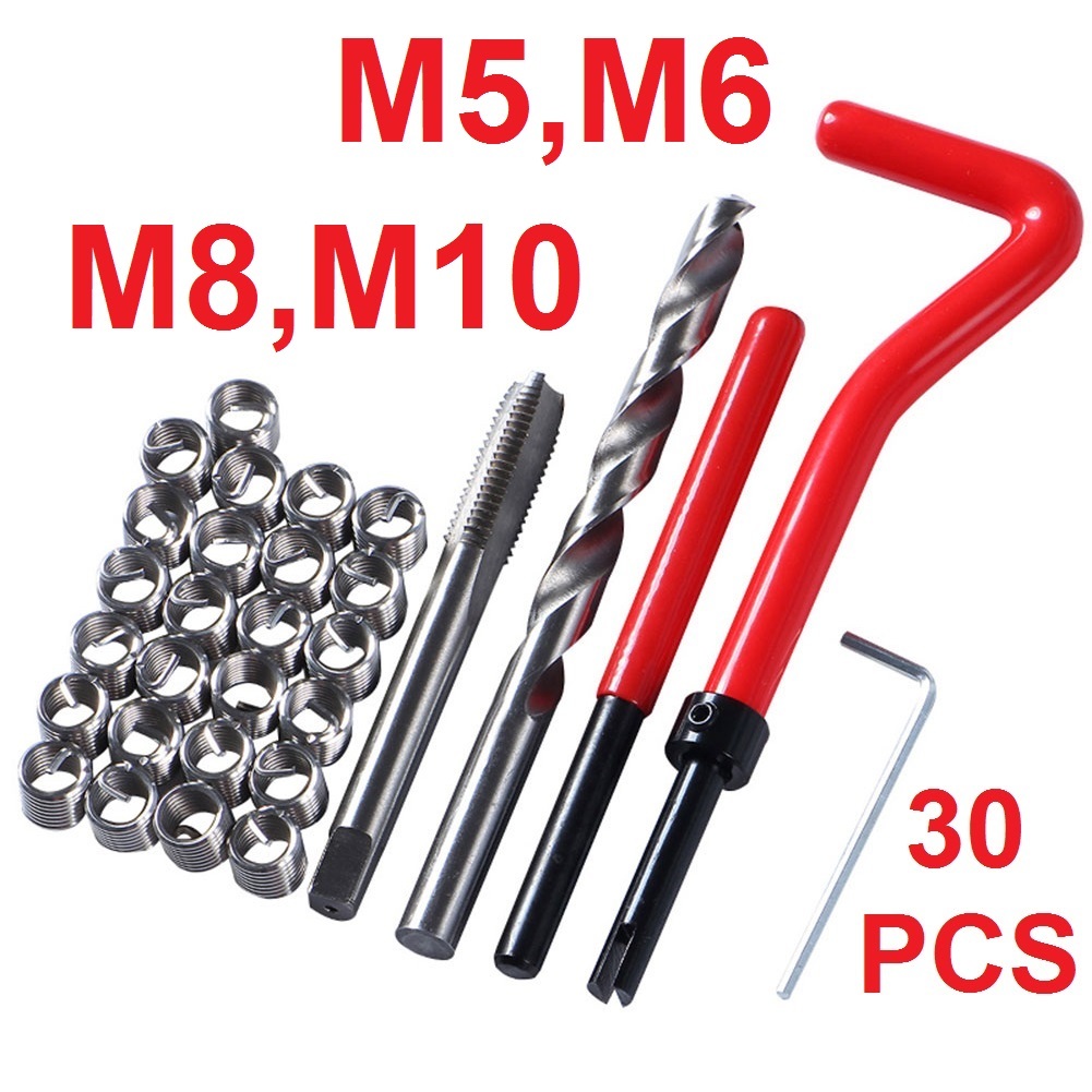 Jual Recoil Helicoil Thread Repair Pro M6 M8 M5 M10 Alat Mobil Motor ...