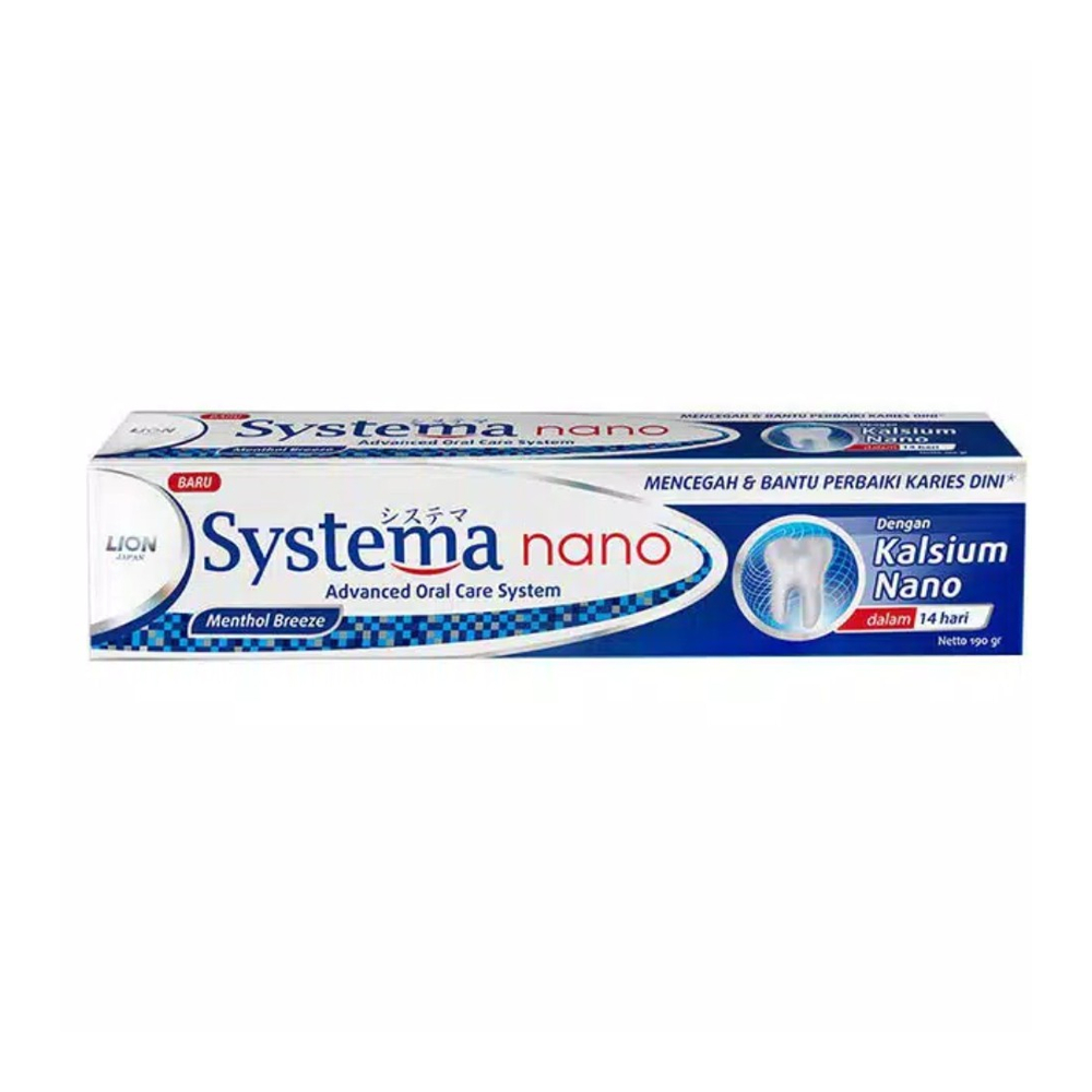 Jual Systema Nano Pasta Gigi Menthol Breeze 190 g | Shopee Indonesia