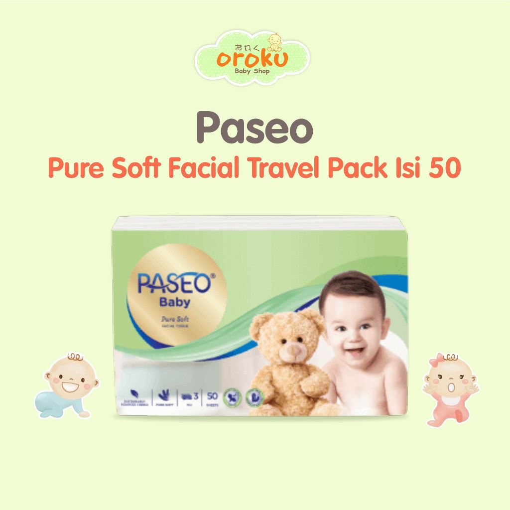 Jual PASEO PURE SOFT FACIAL TRAVEL PACK ISI 50 DAN 130 / TISUE | Shopee ...