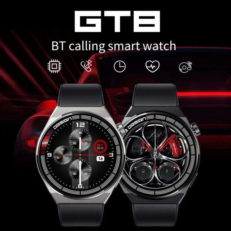 Jual Smartwatch GT8 NFC Jam Tangan Wireless Bluetooth Sport Gym Support Android Ios | Shopee ...