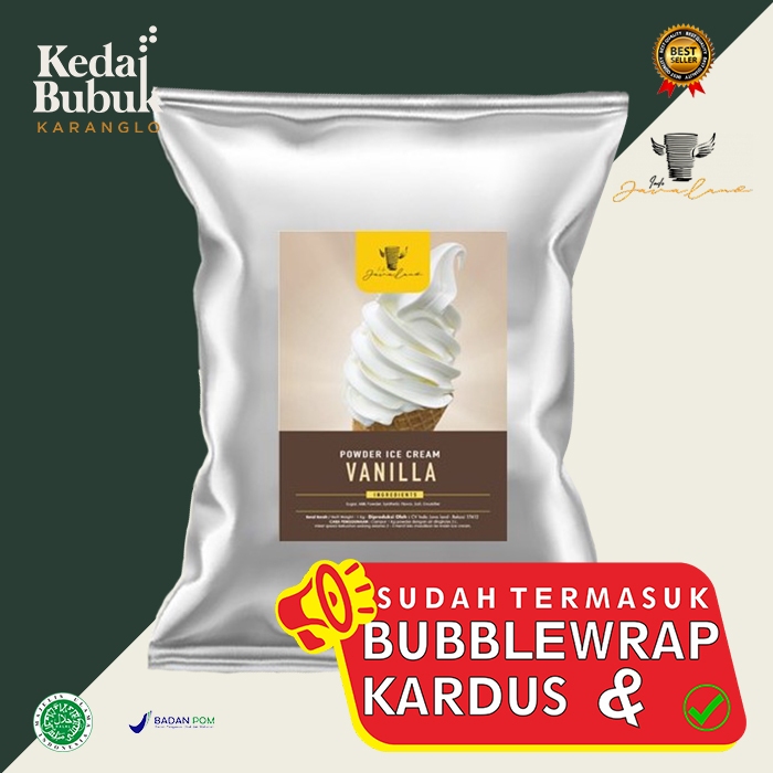 Jual Bubuk Es Krim Vanilla Javaland Kemasan 1 Kg | Shopee Indonesia