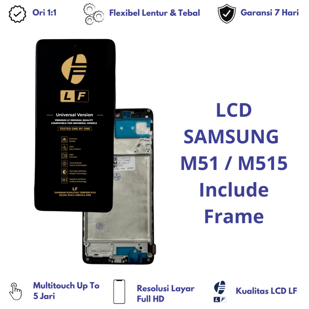 Jual LCD Samsung M51 / M515 Fullset Touchscreen | Shopee Indonesia