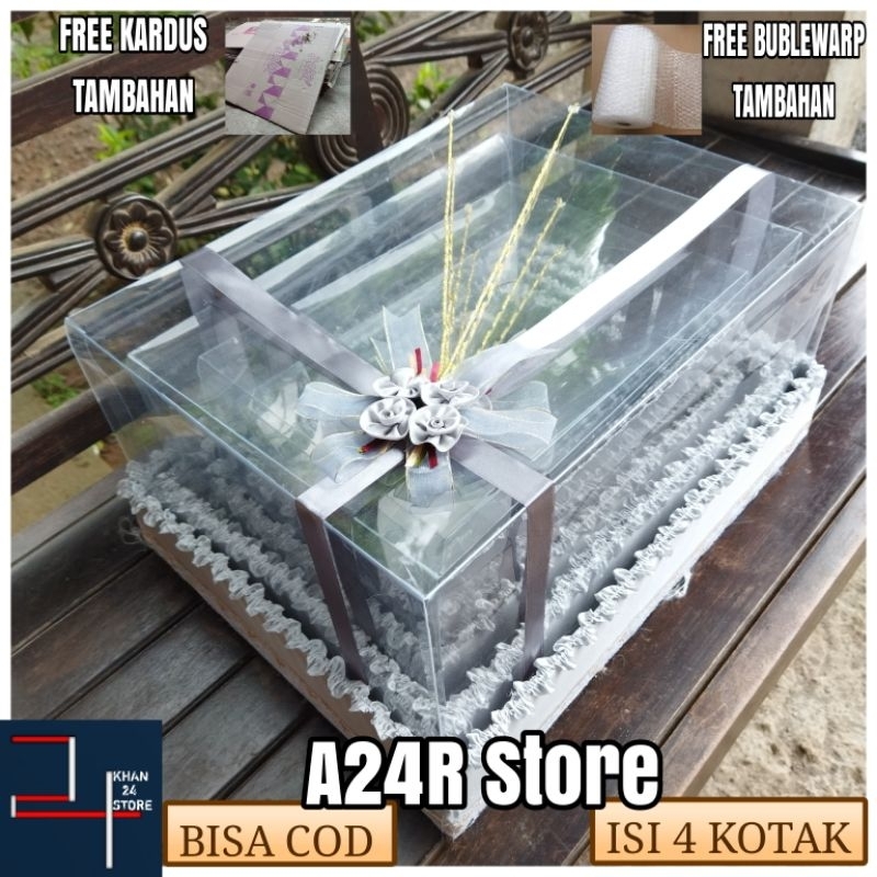 Jual Kotak Seserahan Nikah Parcel Pernikahan Box Pernikahan Tutup Mika ...