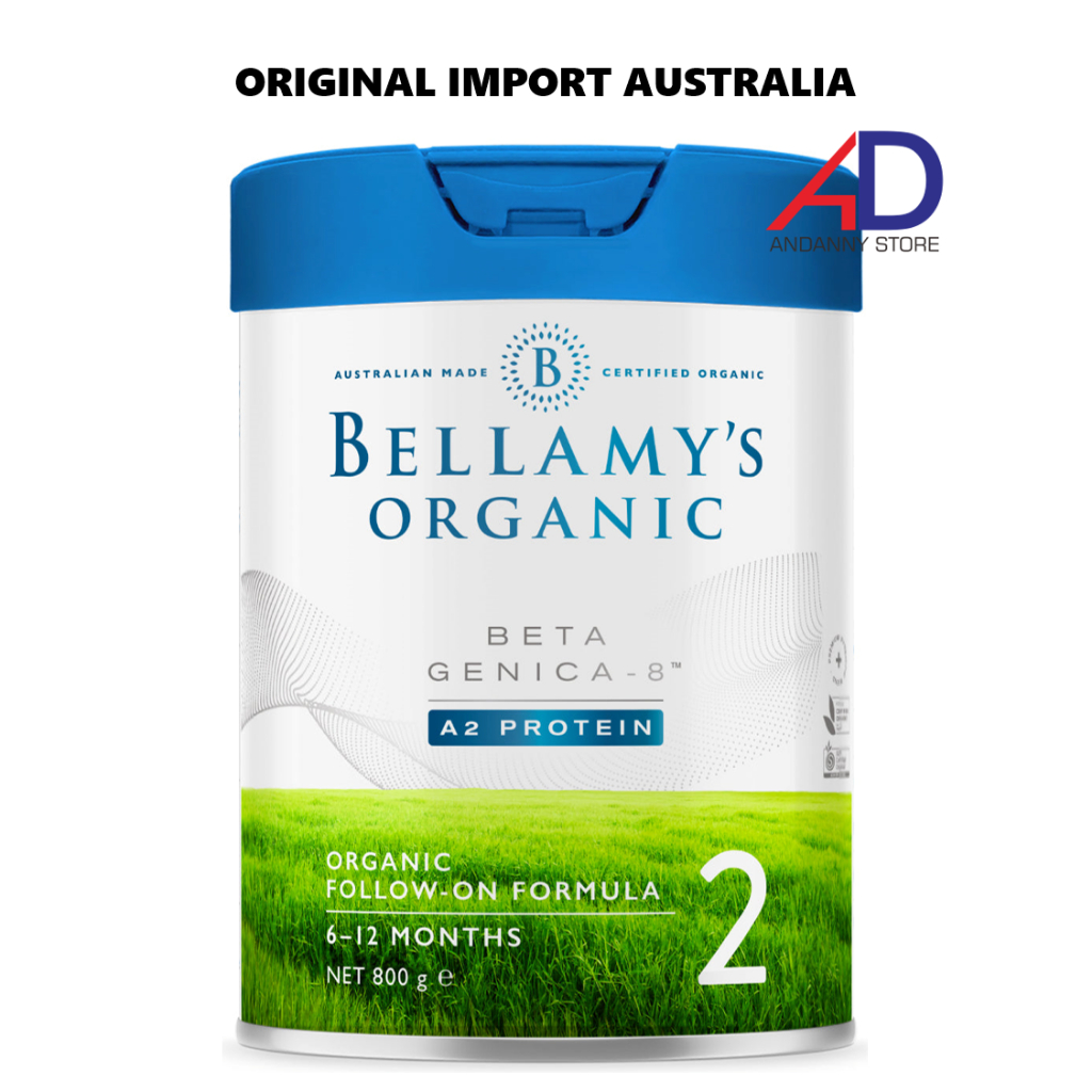Jual BELLAMY'S ORGANIC BETA GENICA-8 FOLLOW-ON FORMULA STEP 2 / SUSU ...