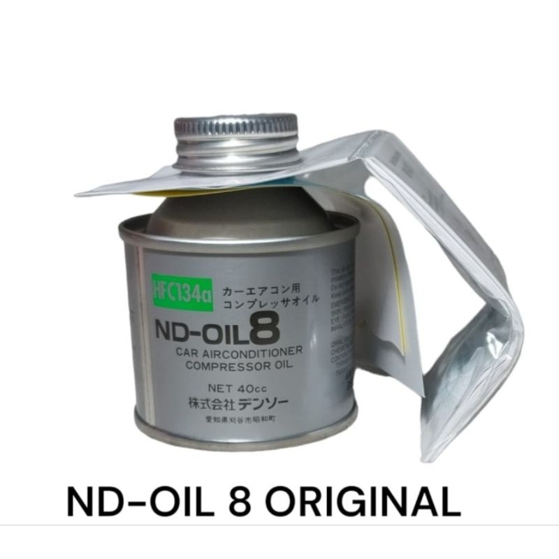 Jual OLI KOMPRESOR AC MOBIL ND-OIL 8 OIL ND COMPRESSOR 40 CC ASLI ...
