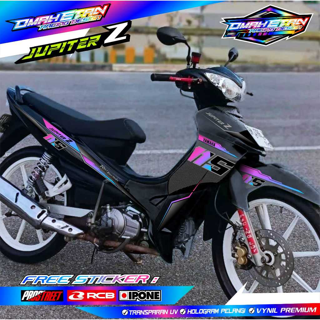 Jual STRIPING VARIASI YAMAHA JUPITER Z BURHAN / STICKER LIST MOTOR ...