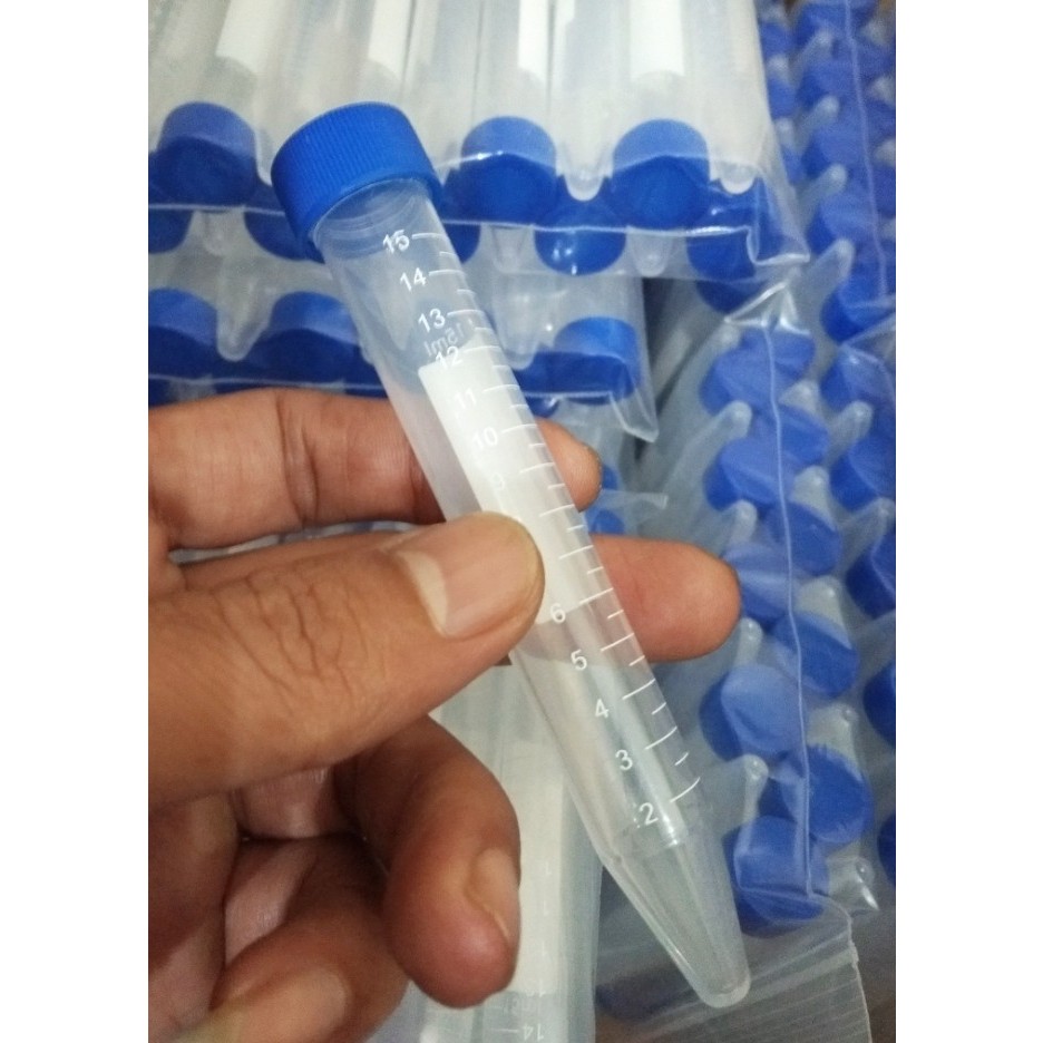 Jual Centrifuge Tube 15 ml Conical Tube Pack isi 20 Pcs Non Steril | Shopee Indonesia