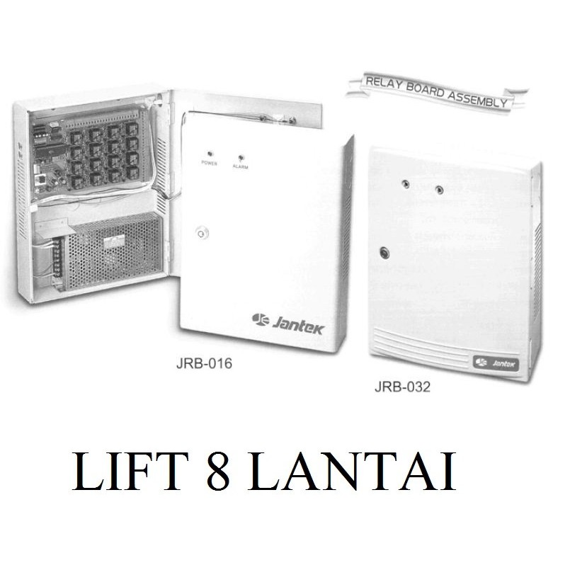 Jual Relay Board Jantek JRB-08IO Elevator Lift 8 Lantai Access Control ...