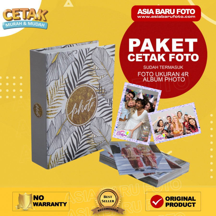 Jual Cetak Foto 4R Templet + Album ( 100 Lembar 4r + Album Isi 100 ...