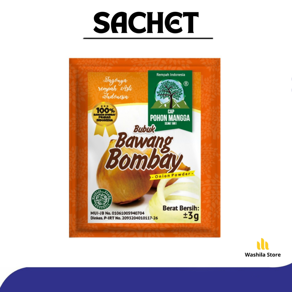 Jual SACHET - Bumbu Bubuk Tepung Bawang Bombay Kemasan Instan Bumbu ...