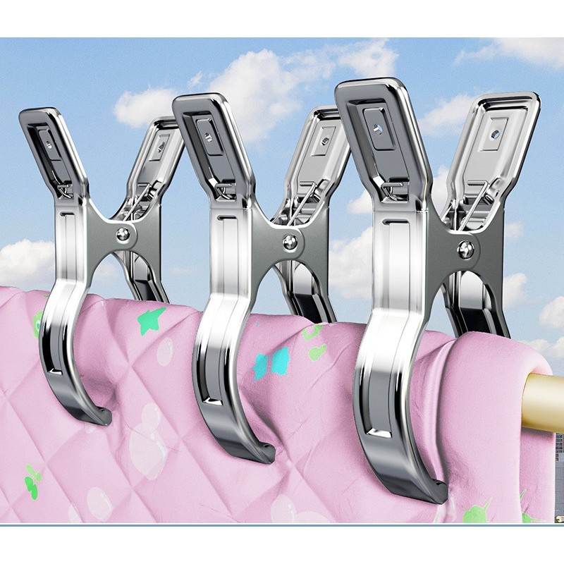 Jual Jepit Sprei Stainless Klip Penjepit Jemuran Pakaian Jepitan ...