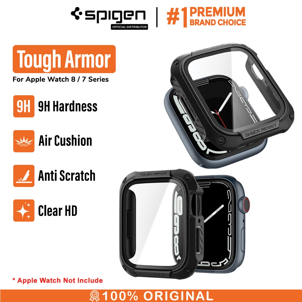 Jual Case Apple Watch 8 / 7 45mm/41mm Spigen Tough Armor Anti Shock ...
