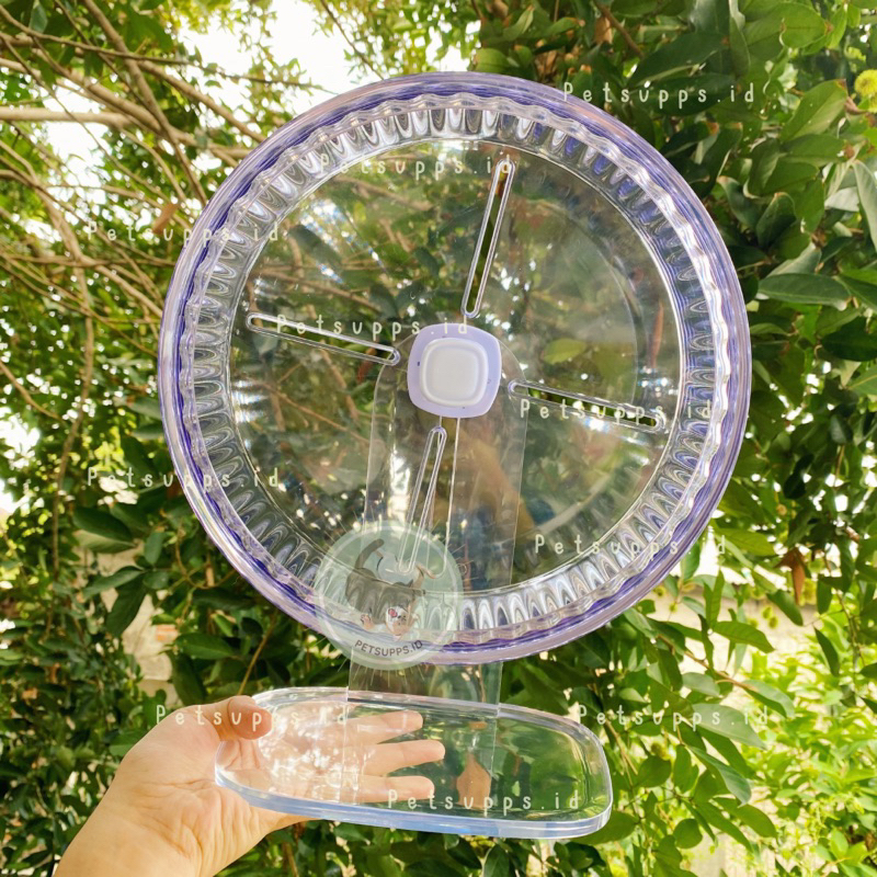 Jual Crystal wheel hamster 23cm | premium silent wheel for small ...