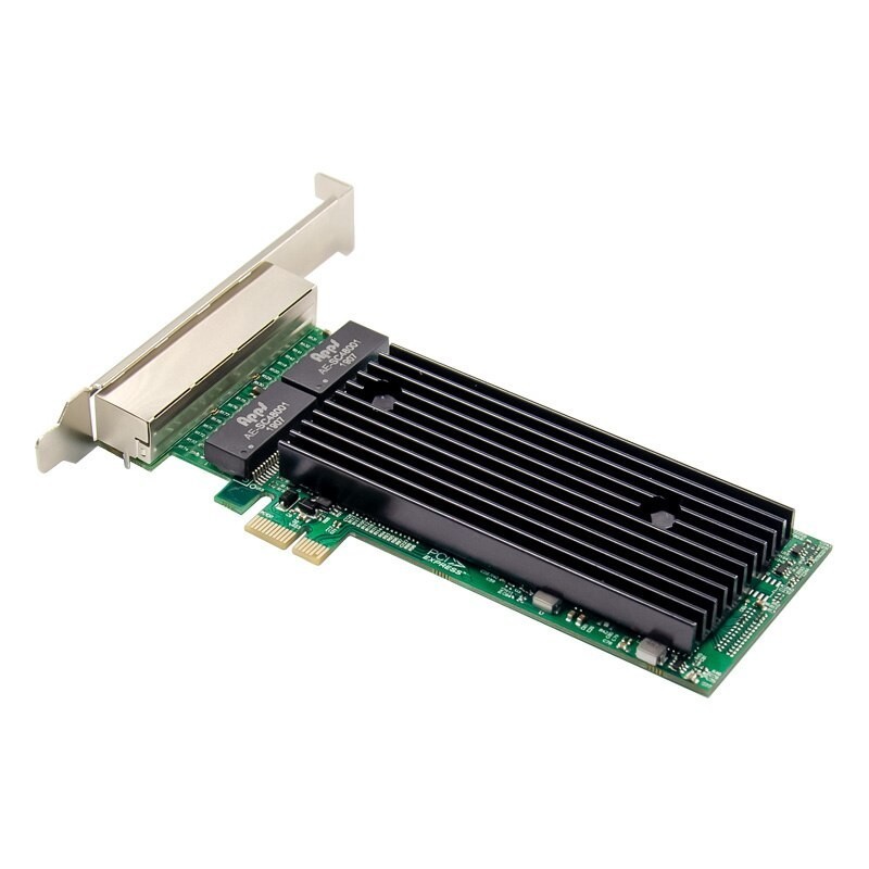 Jual PCIE LAN Card 4 Port Gigabit Intel Lan Card Server Ethernet ...