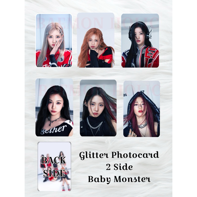 Jual BABY MONSTER GLITTER PHOTOCARD | Shopee Indonesia