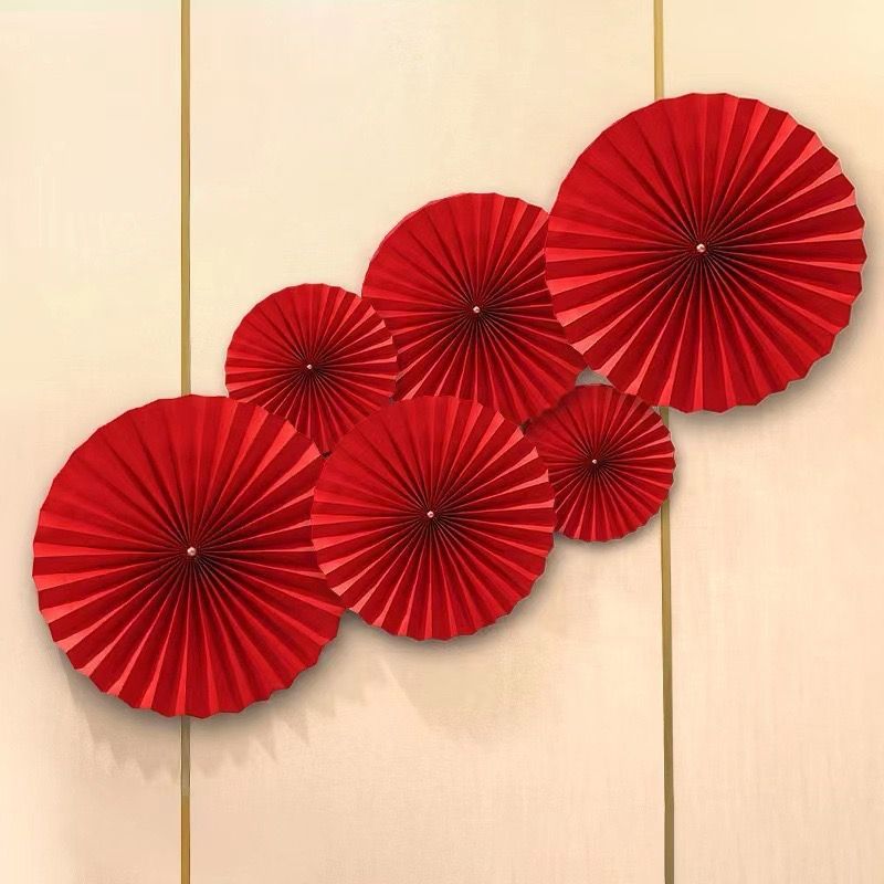 Jual DT.Shop.Medan SET DEKOR Wedding / IMLEK/ SANGJIT | Paper Fan Imlek ...