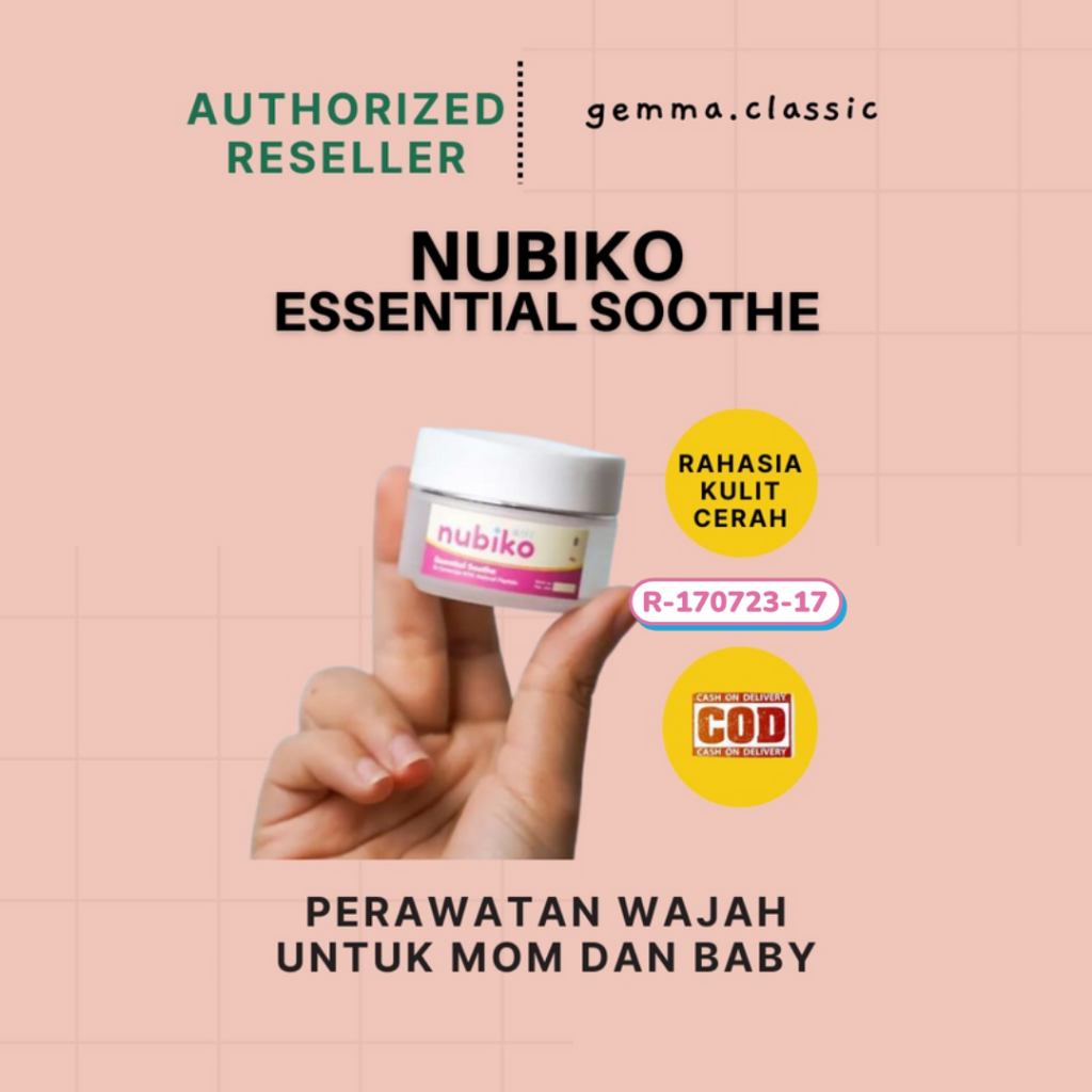 Jual Nubiko Essential Soothe Moisturizer Cream Pelembab Wajah Badan ...
