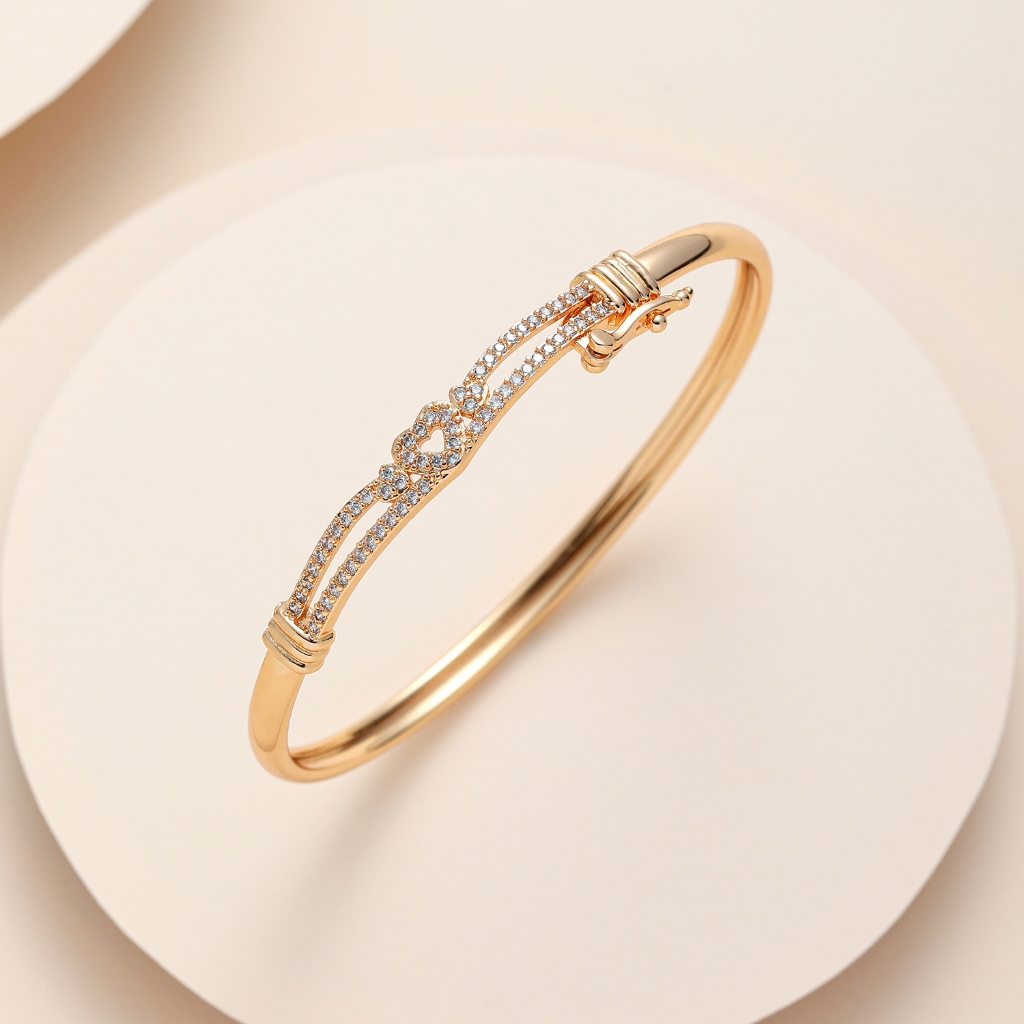 Jual Hyl Jewelry 487B Gelang Titanium Wanita Bangle Bracelet Terbaru ...
