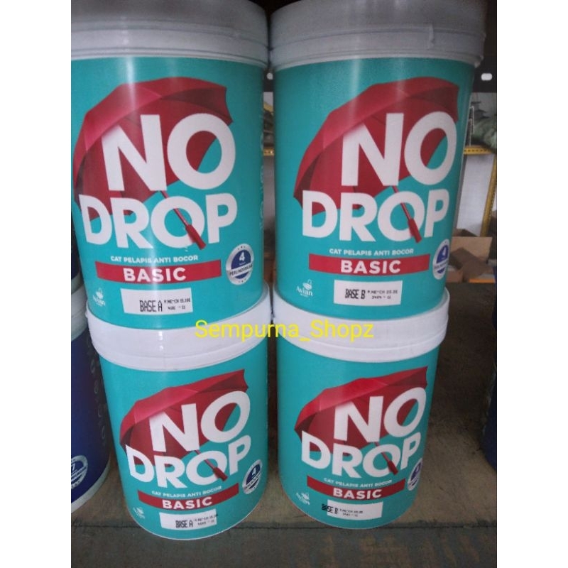 Jual No Drop Basic 1 kg Cat pelapis anti bocor ekonomis Cat No drop | Shopee Indonesia