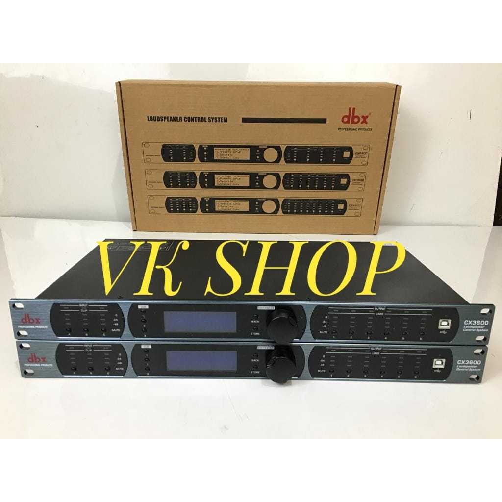 Jual SPEAKER MANAGEMENT DBX CX3600 3 INPUT 6 OUTPUT CX 3600 | Shopee Indonesia