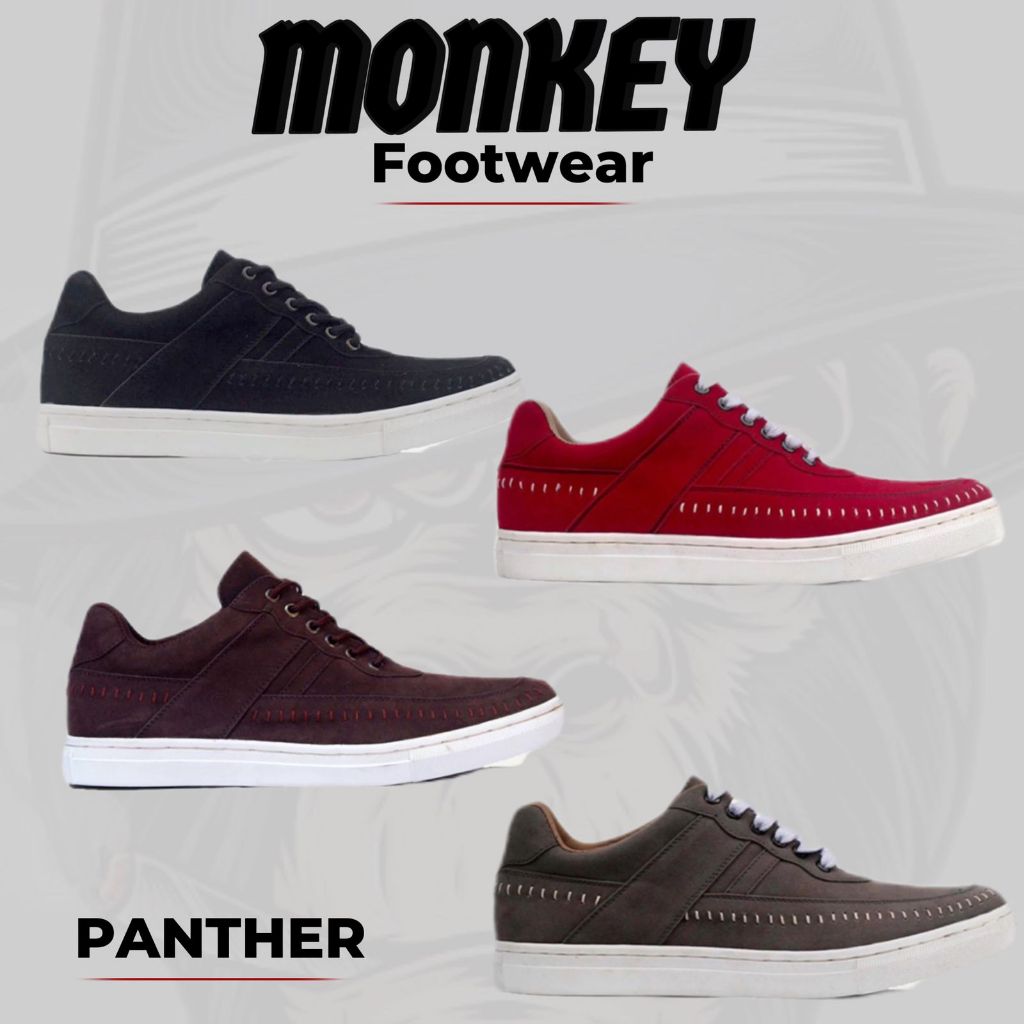 Jual MONKEY FOOTWEAR (PANTHER)- Sepatu Big Size - Sepatu snakers Pria ...