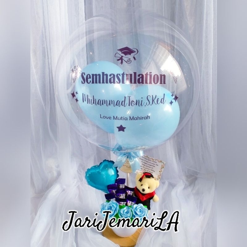 Jual Bucket balon wisuda medan, buket sempro medan, hadiah wisuda medan ...