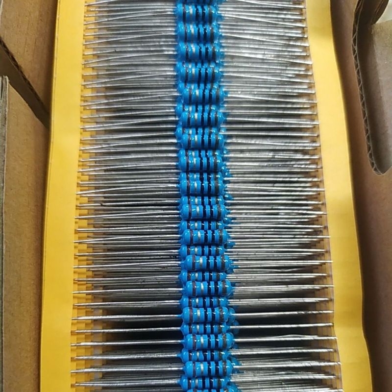 Jual 50pcs Resistor 10 ohm 10R 1/2 watt resistor taiwan kaki tembaga ...