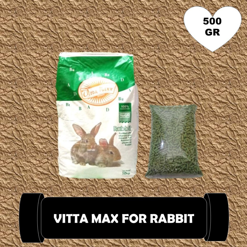 Jual makanan pakan kelinci VITTAMAXX 500 GR vittamax vitamax pelet ...
