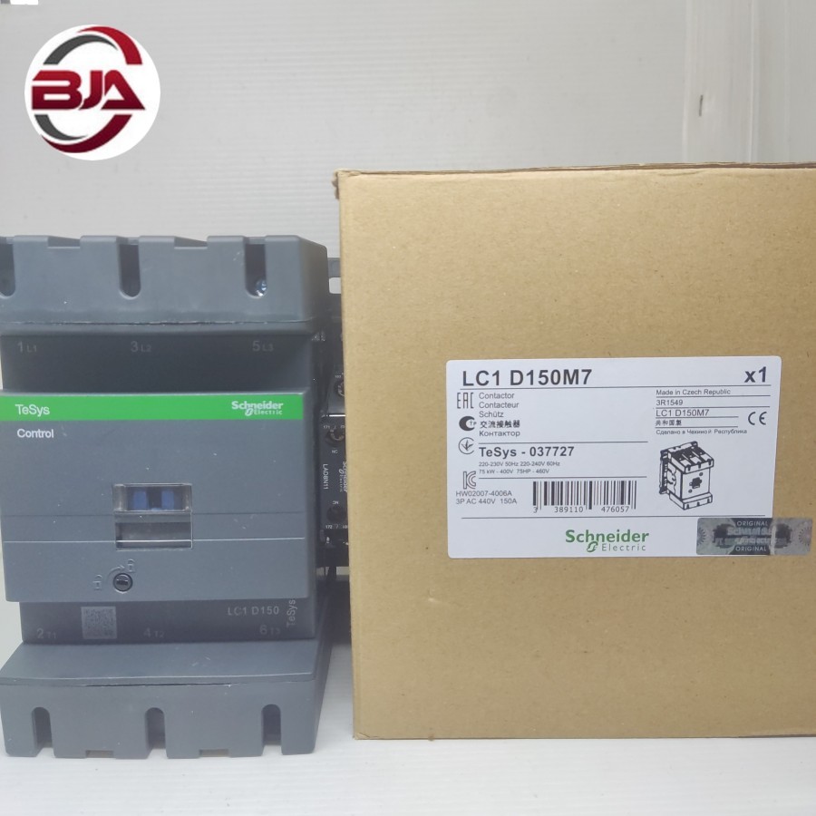 Jual Kontaktor Schneider LC1D150 Contactor LC1D150M7 LCID150 LCID150M7 ...