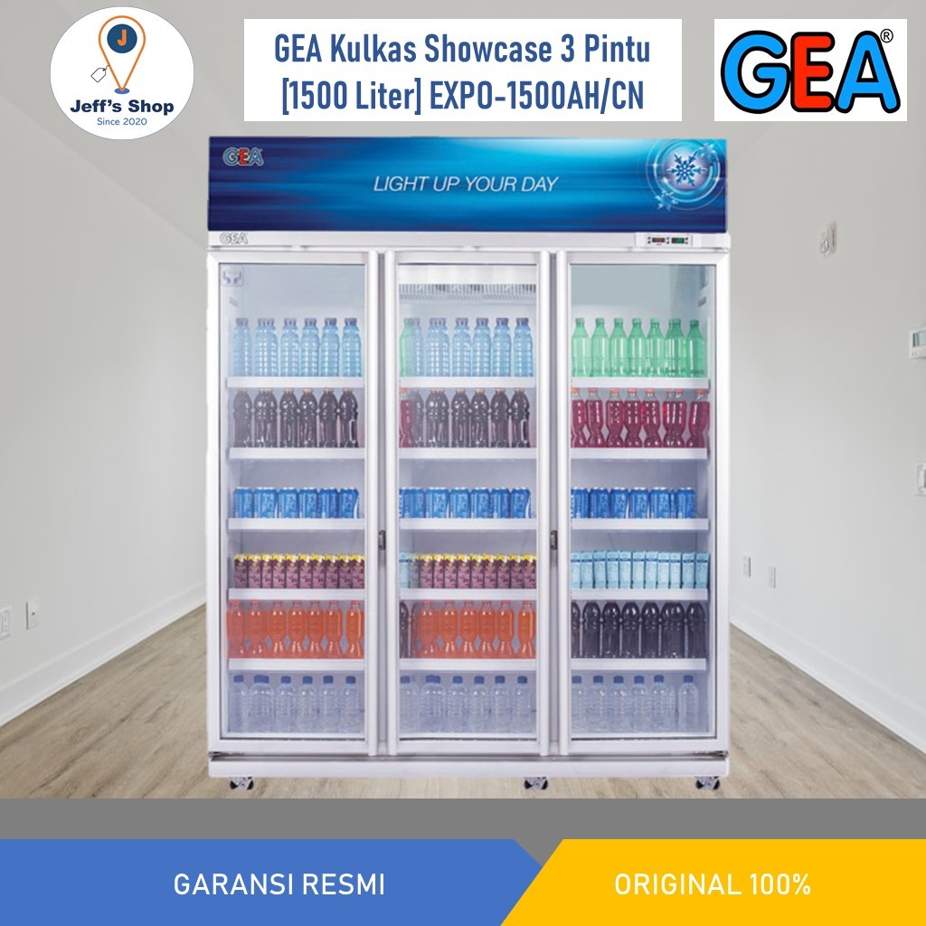 Jual GEA Showcase 3 Pintu [1500 Liter] EXPO 1500AH/CN | Shopee Indonesia